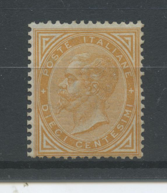 Regno 1863 10C. Torino 4 **  Cert.